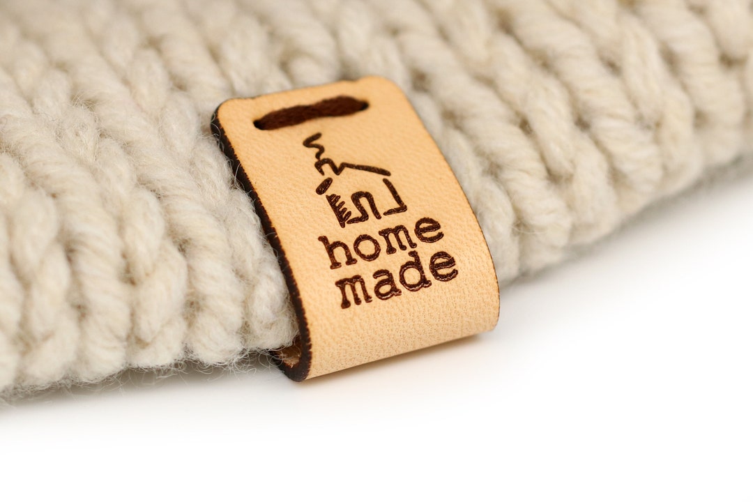 Folding Handmade Etichetta cuoio O "home made" - Exclusive engraved ...