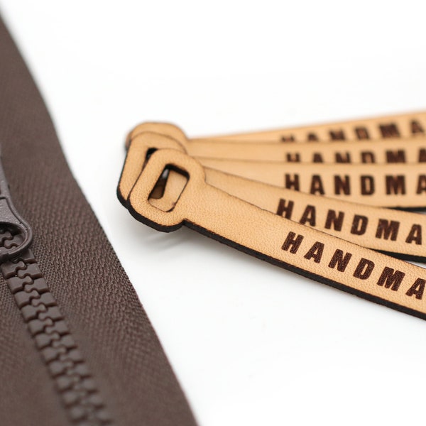 Leather Zipper Pull - Etsy
