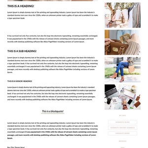Premade Blogger Theme - Eva in Love - Etsy