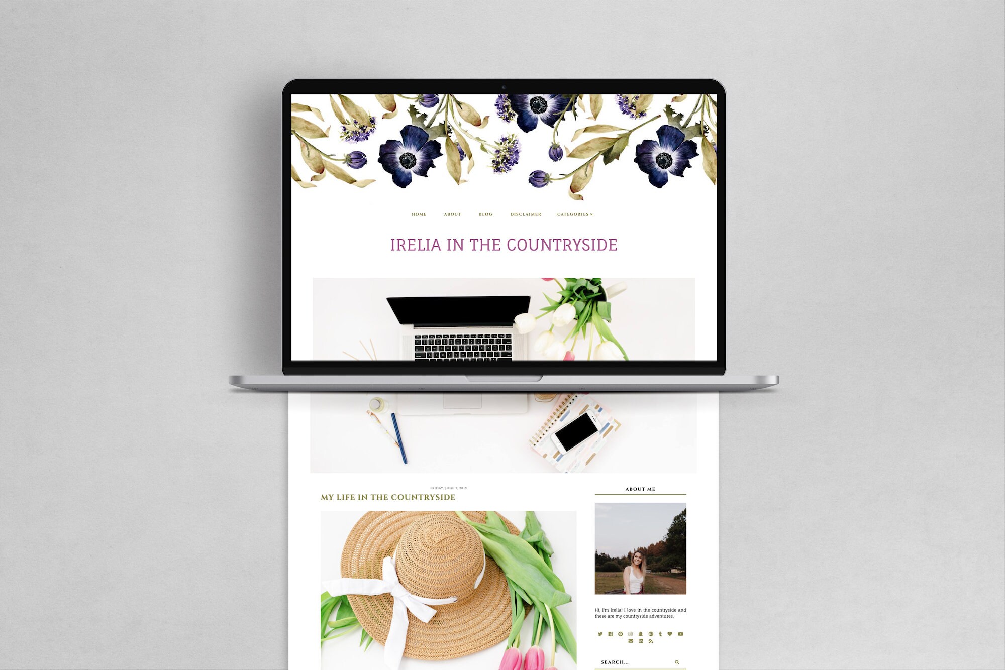 Responsive Blogger Template - Homemaking, Homstead Blog and DIY, Mom ...