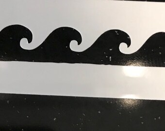 Wave stencil | Etsy