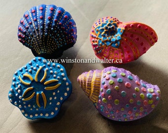 Sea Shell Dot Art - Etsy