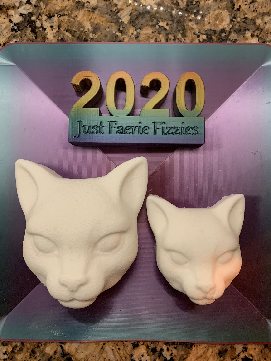 MOLD Large or Medium Mystical Cat's Plastic Bath Bomb - Etsy