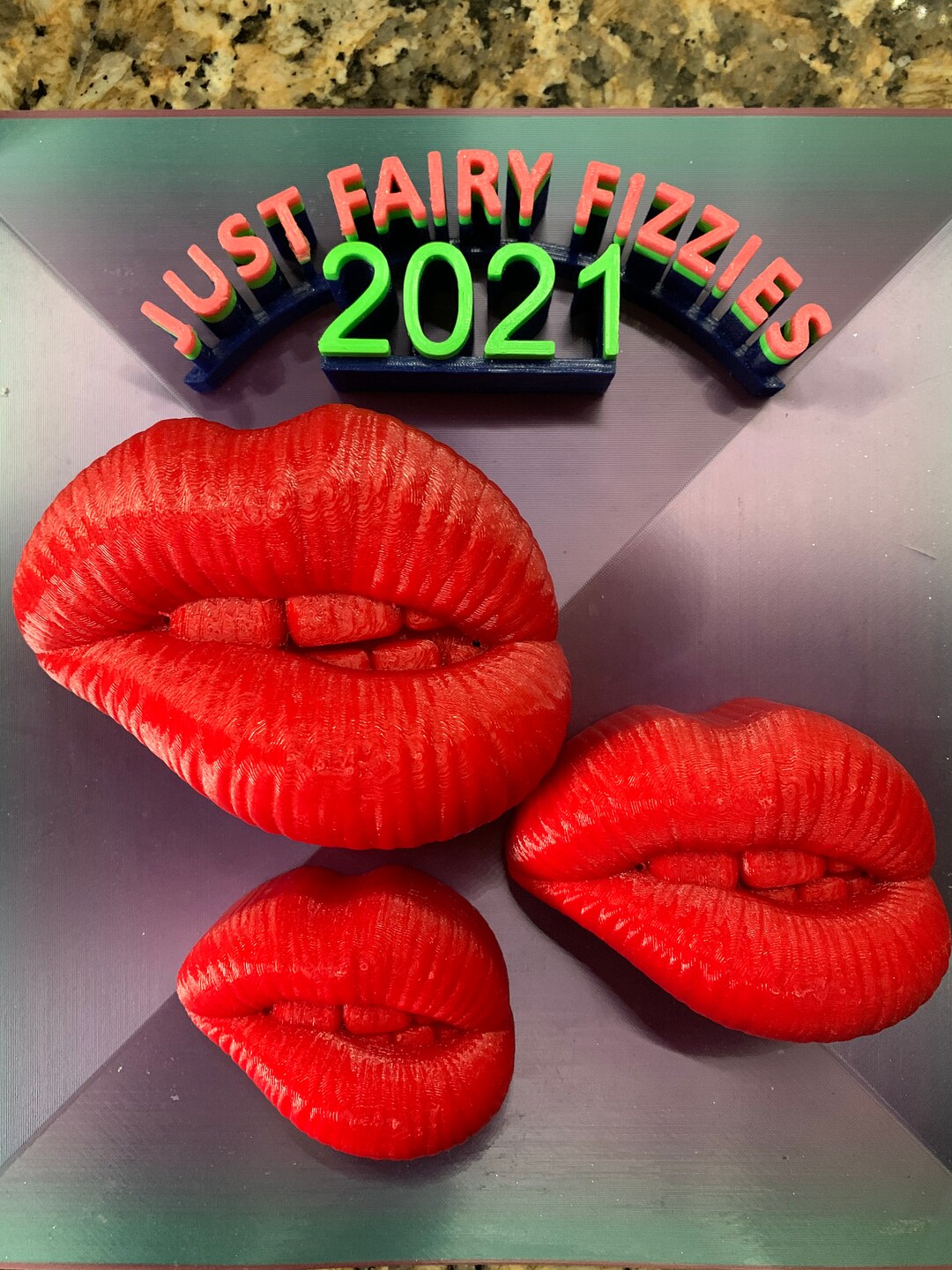 MOLD - Large, medium or Small Sexy Bitten Lip Plastic Bath Bomb Mold - Etsy