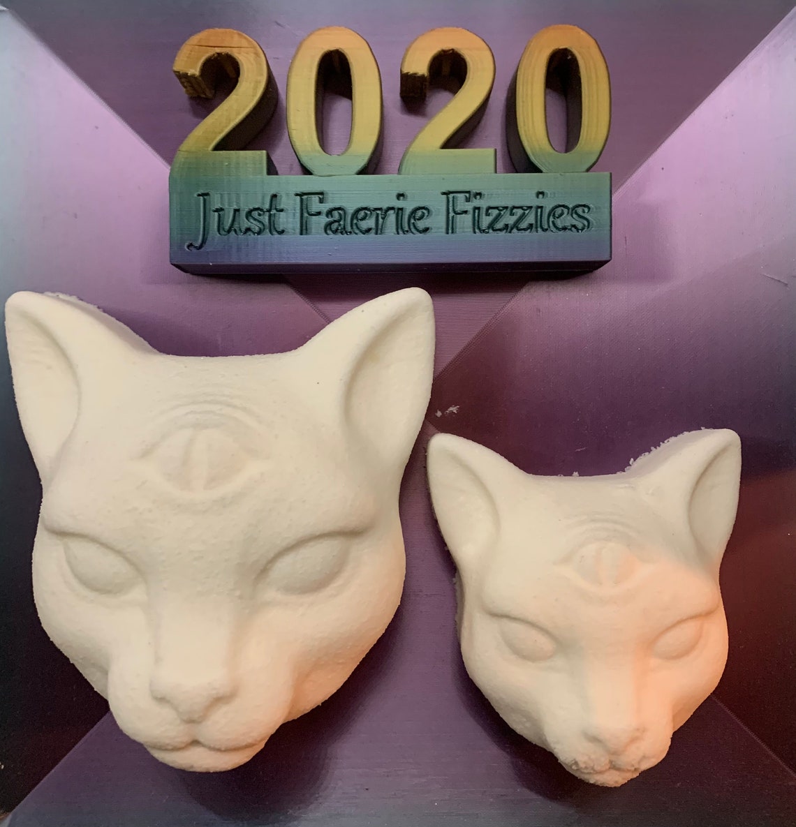 MOLD Large or Medium Mystical Cat's Plastic Bath Bomb - Etsy