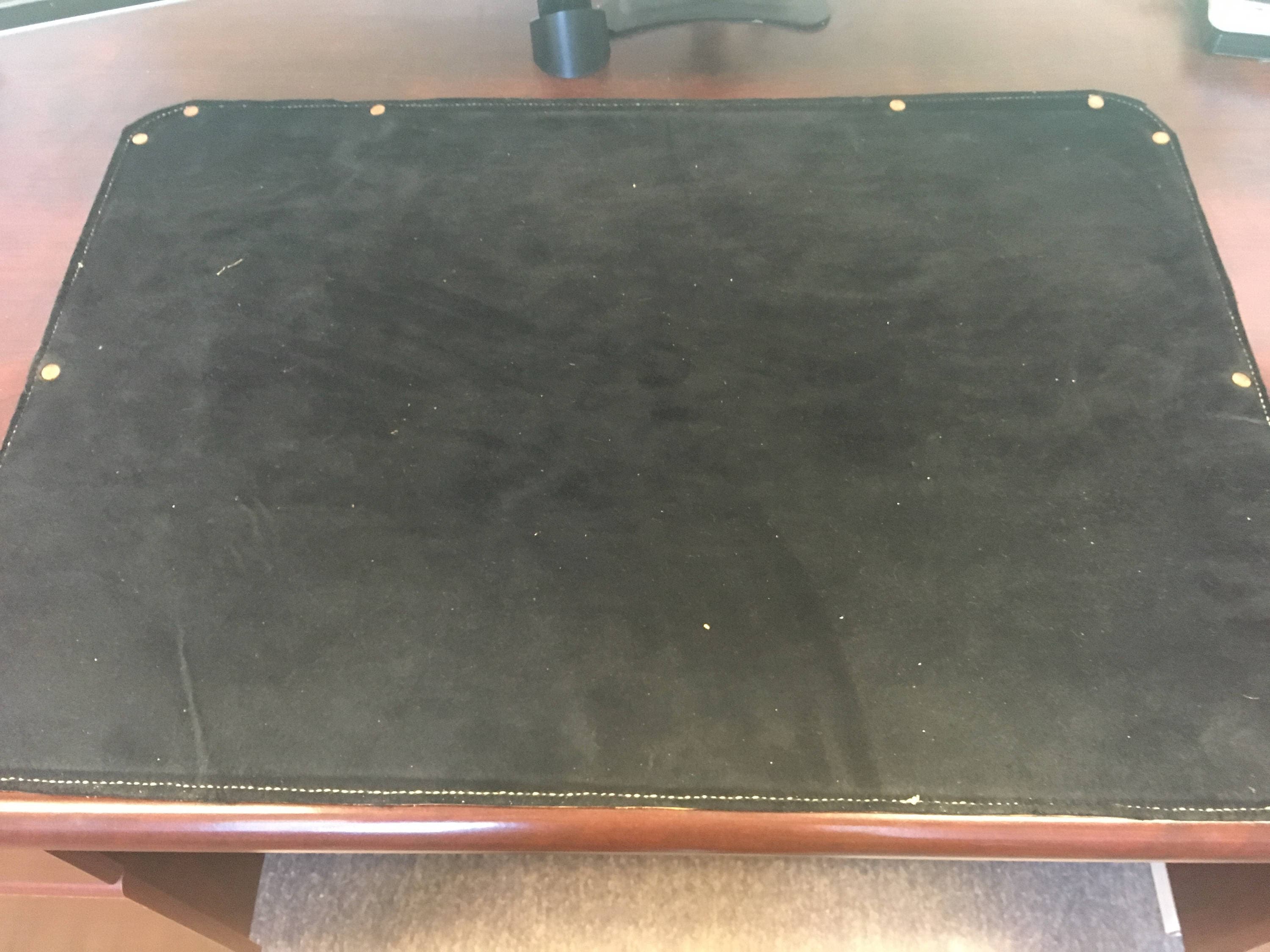 Hand Made Full Grain Leather Desk Pad With Lining. Large 32" X 22" - Etsy