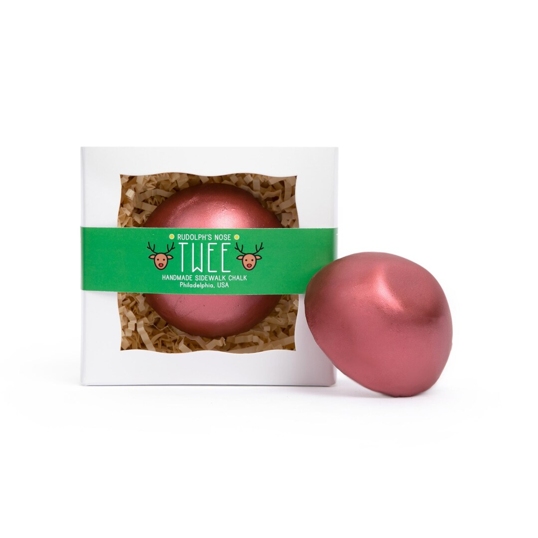 TWEE Rudolph Nose Handmade Sidewalk Chalk Eco-friendly Art Craft ...