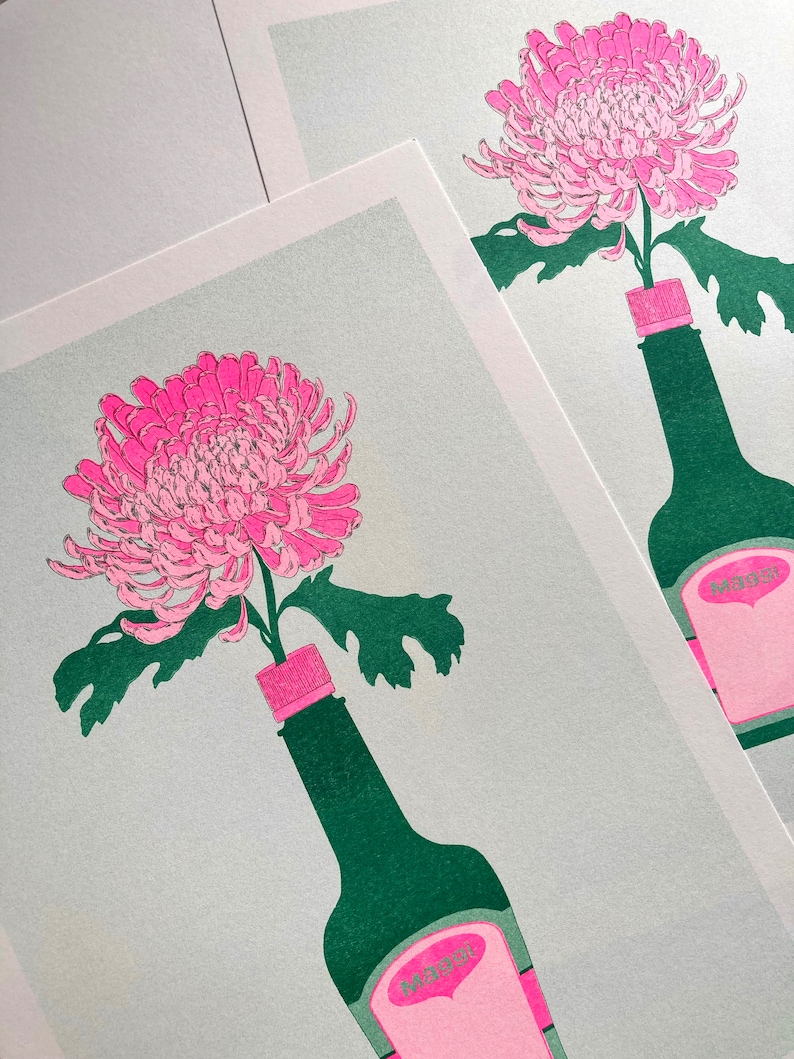 Maggi and Chrysanthemums Poster - Etsy