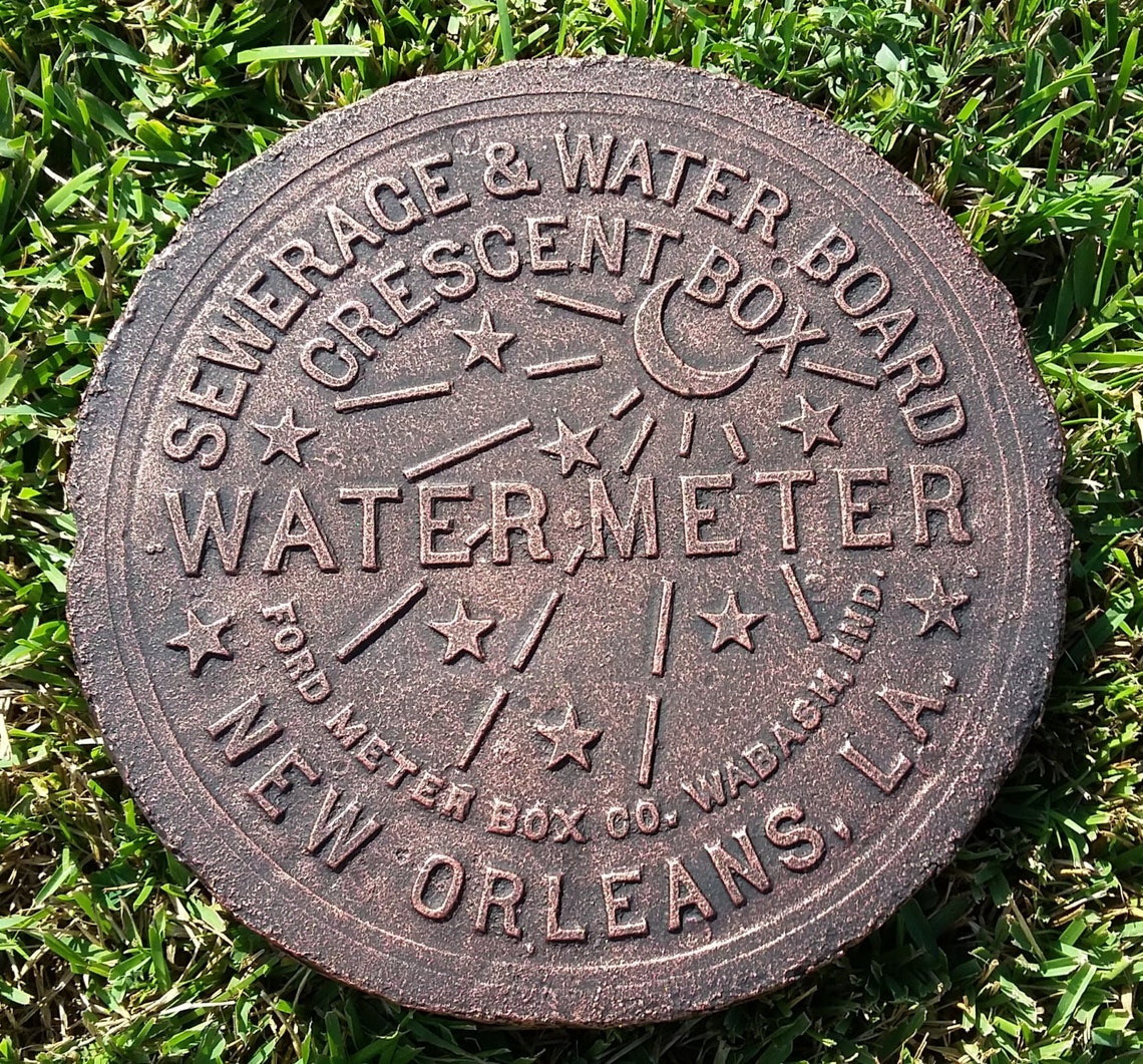 New Orleans Water Meter Cover Copper - Etsy