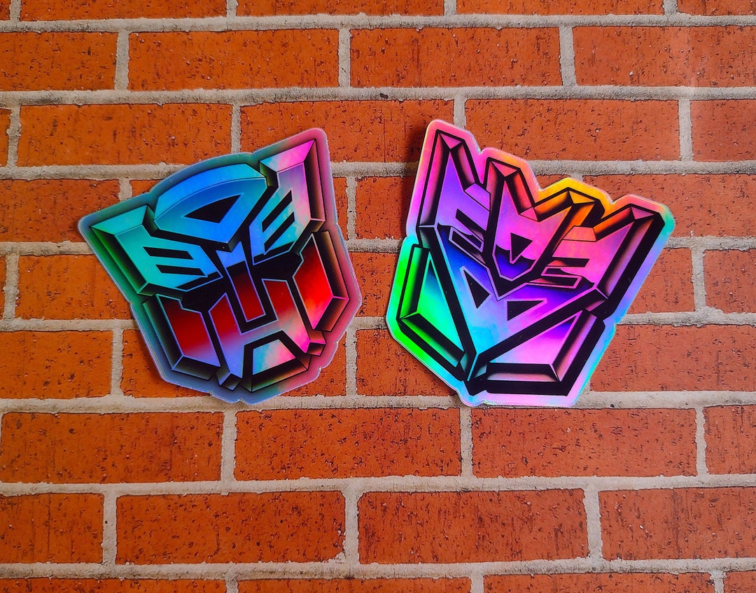 Transformers Holographic Stickers - G1 Holorub Inspired - Etsy