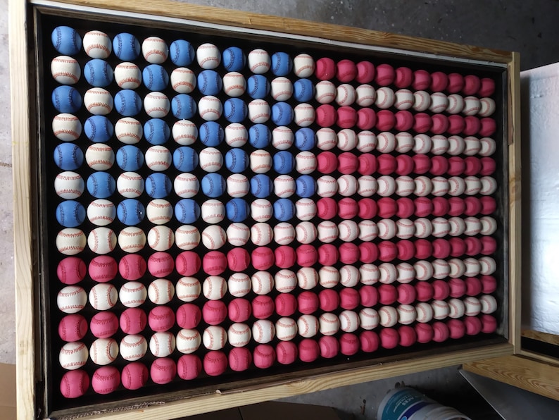 Baseball American Flag *red Robin Style* (heirloom Quality) - Etsy
