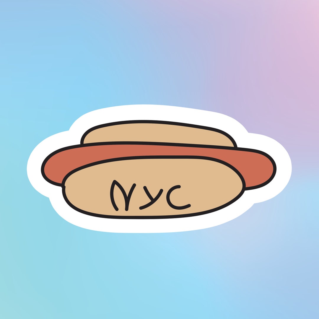 New York City Sticker, Laptop Stickers, for Hydroflask, New York City ...