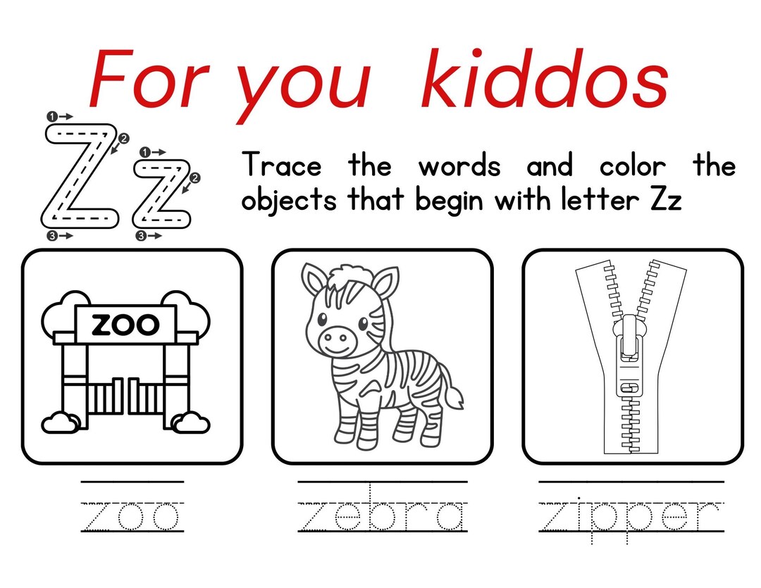 Alphabet Tracing Pages A–Z |-26 Letter Writing Practice Worksheets for ...