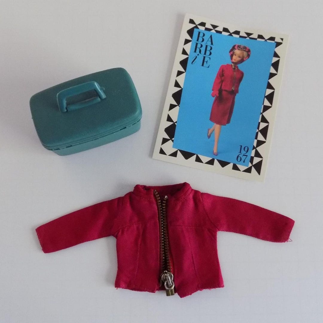Vintage Barbie Braniff Welcome Aboard Raspberry Jacket - Etsy