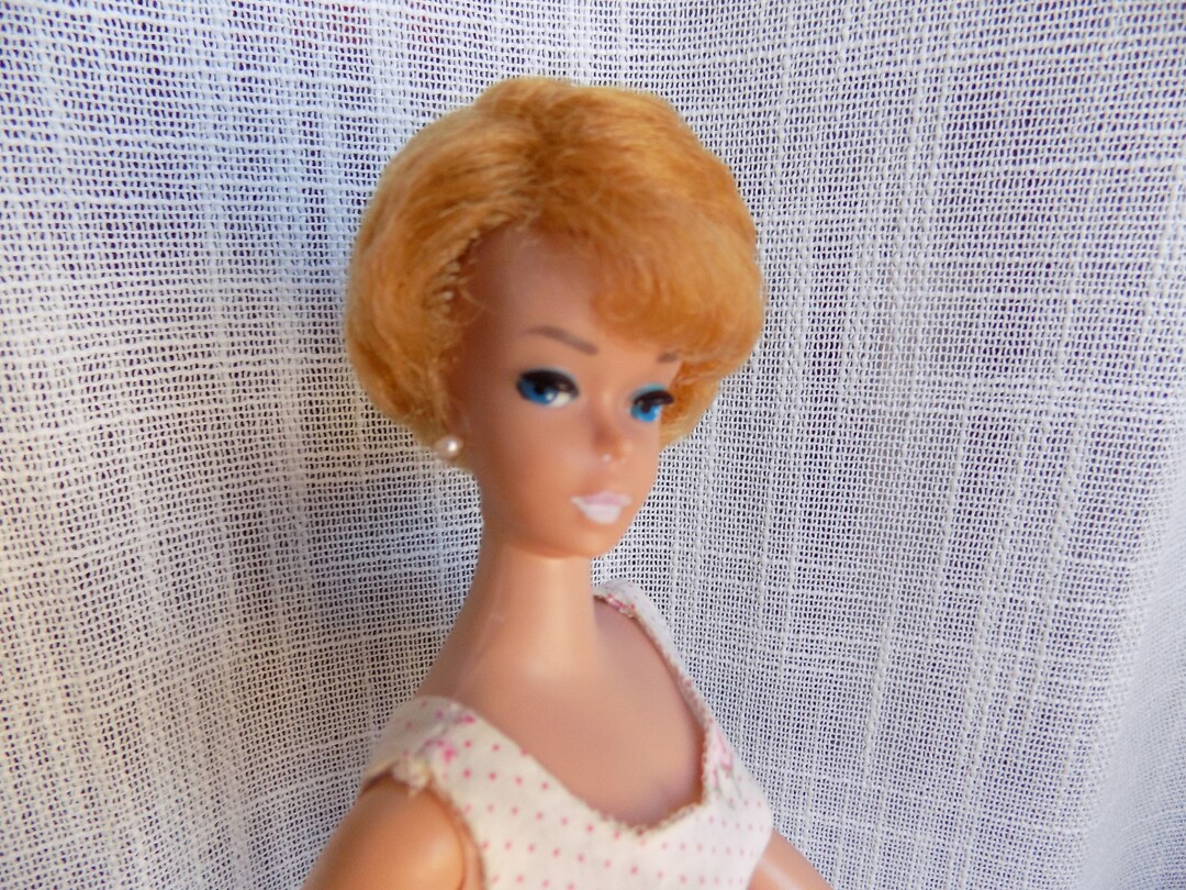 Barbie White Lips Bubble Hair 1960 Doll - Etsy