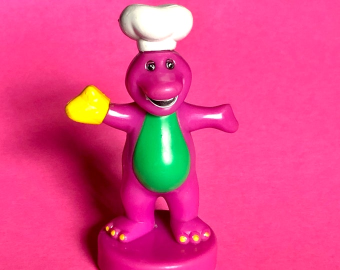 Barney the Dinosaur, Chef Barney Play Doh Stamp, 1990's Barney the ...