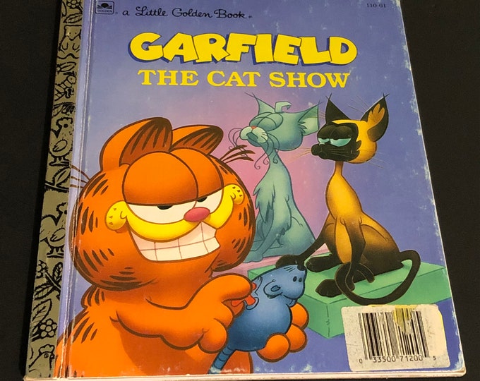 A Little Golden Book Garfield the Cat Show, Garfield Golden Book ...