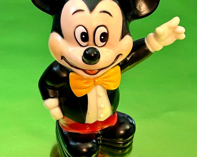 Mickey Mouse Money Bank, Vintage Mickey Mouse Coin Bank, Mickey Mouse ...