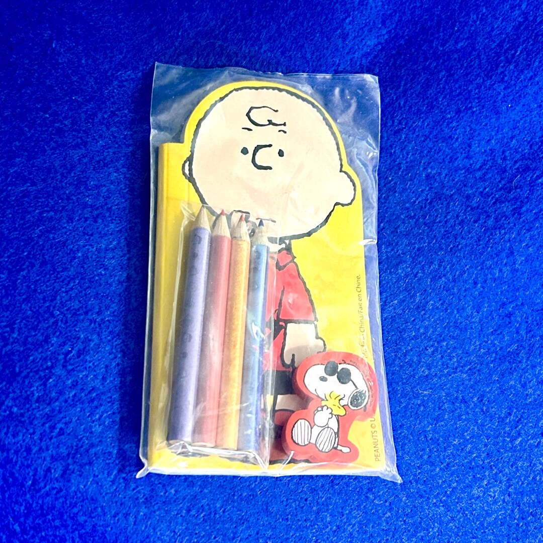 The Peanuts Stationary Set, Charlie Brown Drawing Notebook, Coloured ...