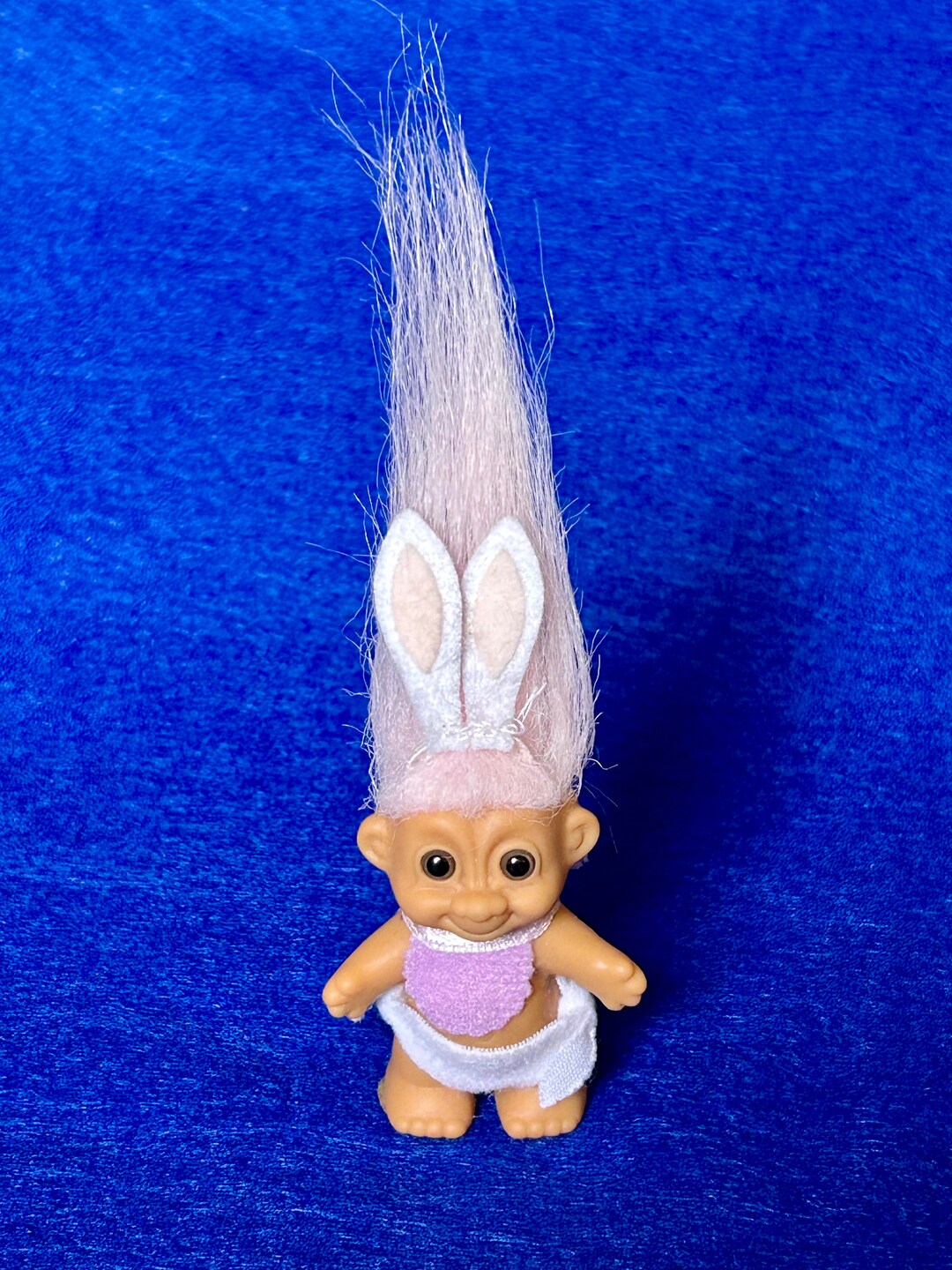 Vintage Baby Bunny Troll, 1990s Easter Troll With Bunny Ears, Baby ...