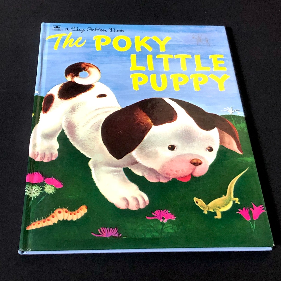 The Poky Little Puppy a BIG Golden Book, Vintage Golden Books, Classic ...