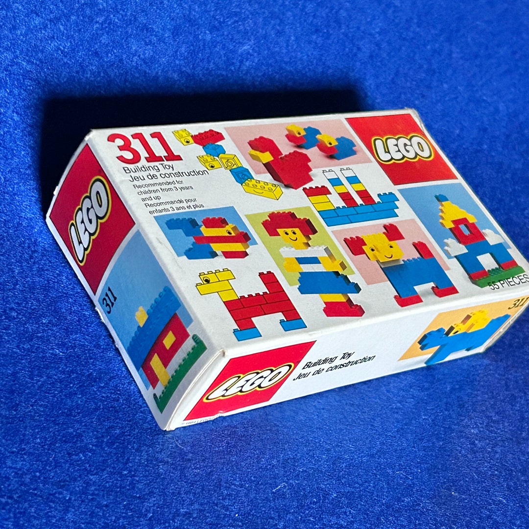 1984 LEGO Basic Building Set #311 Brand New in Packaging NRFB 55 Piece ...