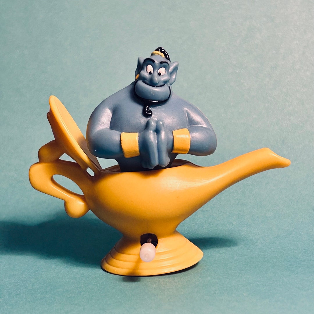 Aladdin Figurine GENIE Walt Disney Collectibles Wind-up Toy 1992 Burger ...