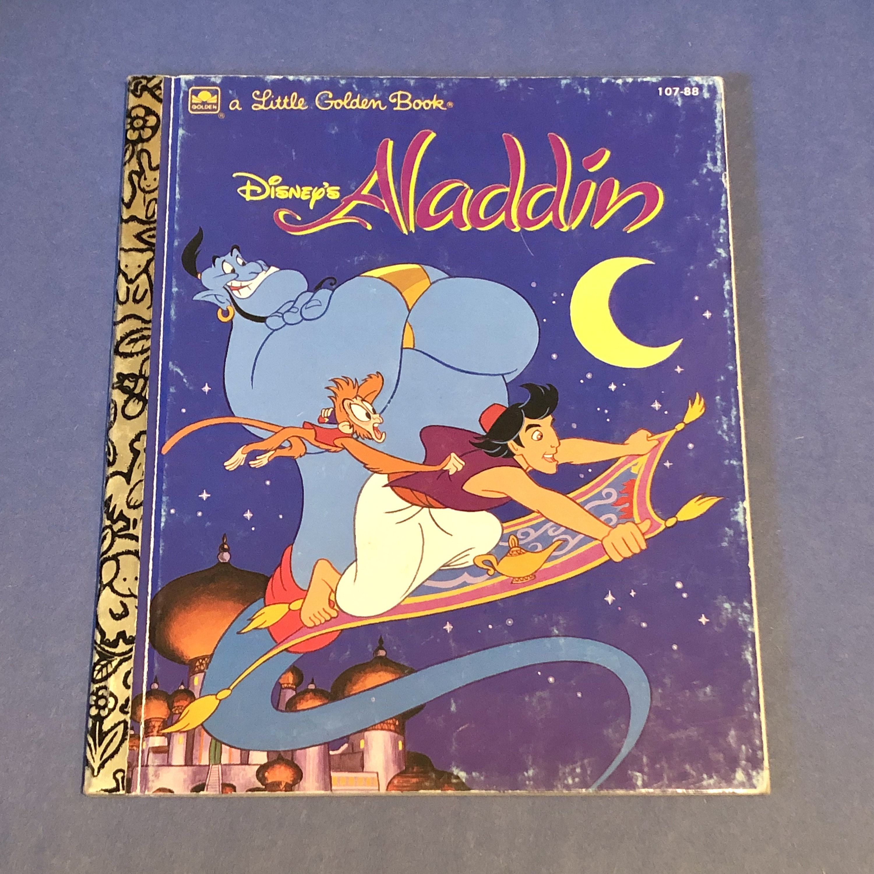 Aladdin Book Golden D