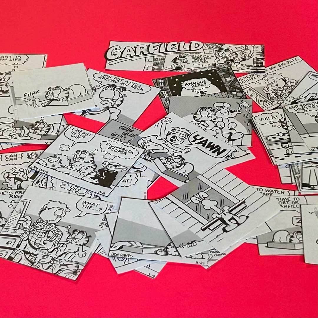 Garfield Skrap Pak Comic Scrap Paper, Multi Media Art Supplies ...