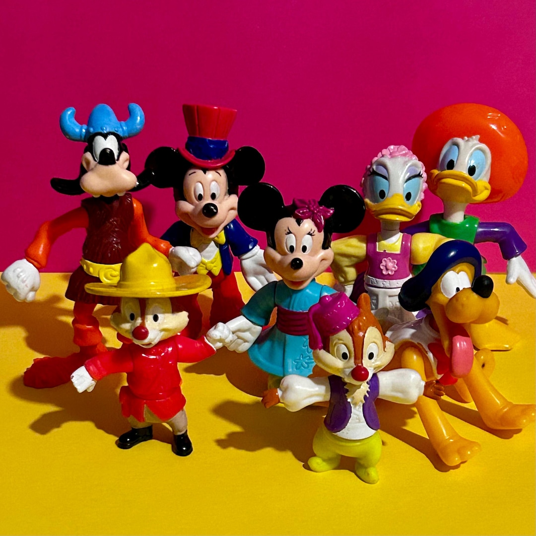 Walt Disney Toys Complete Set 1994 Epcot Centre Disney Characters Happy ...