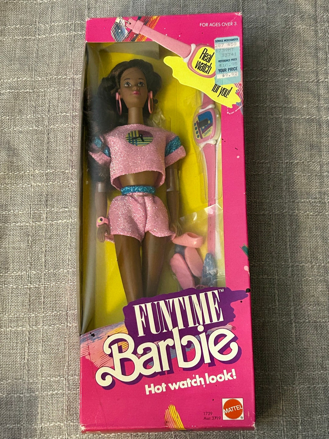 1986 Funtime Barbie NRFB AA Funtime Barbie Doll BNIB 1739 Superstar Era ...
