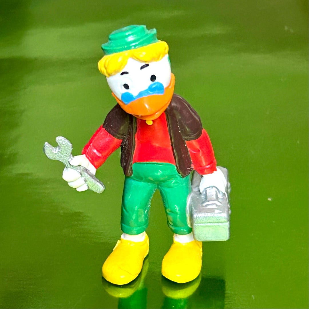 Ducktales Disney’s Gyro Gearloose 1980s Ducktales Figurine Disney Ducks ...