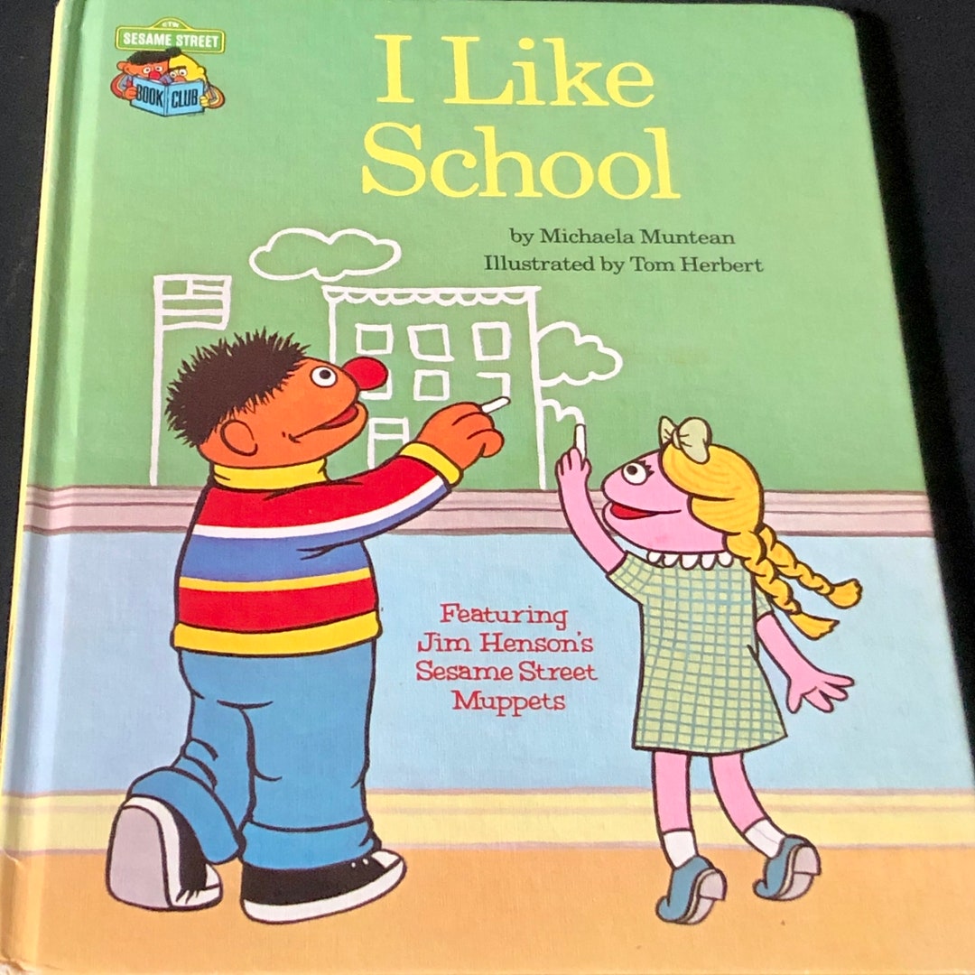 Sesame Street Book Club I Like School Featuring Jim Henson’s Sesame ...