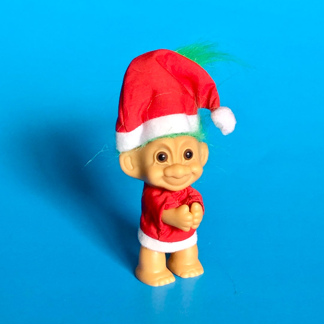 Santa Troll Hugger Santa Claus Christmas Troll Dolls Russ Berrie 1990s ...