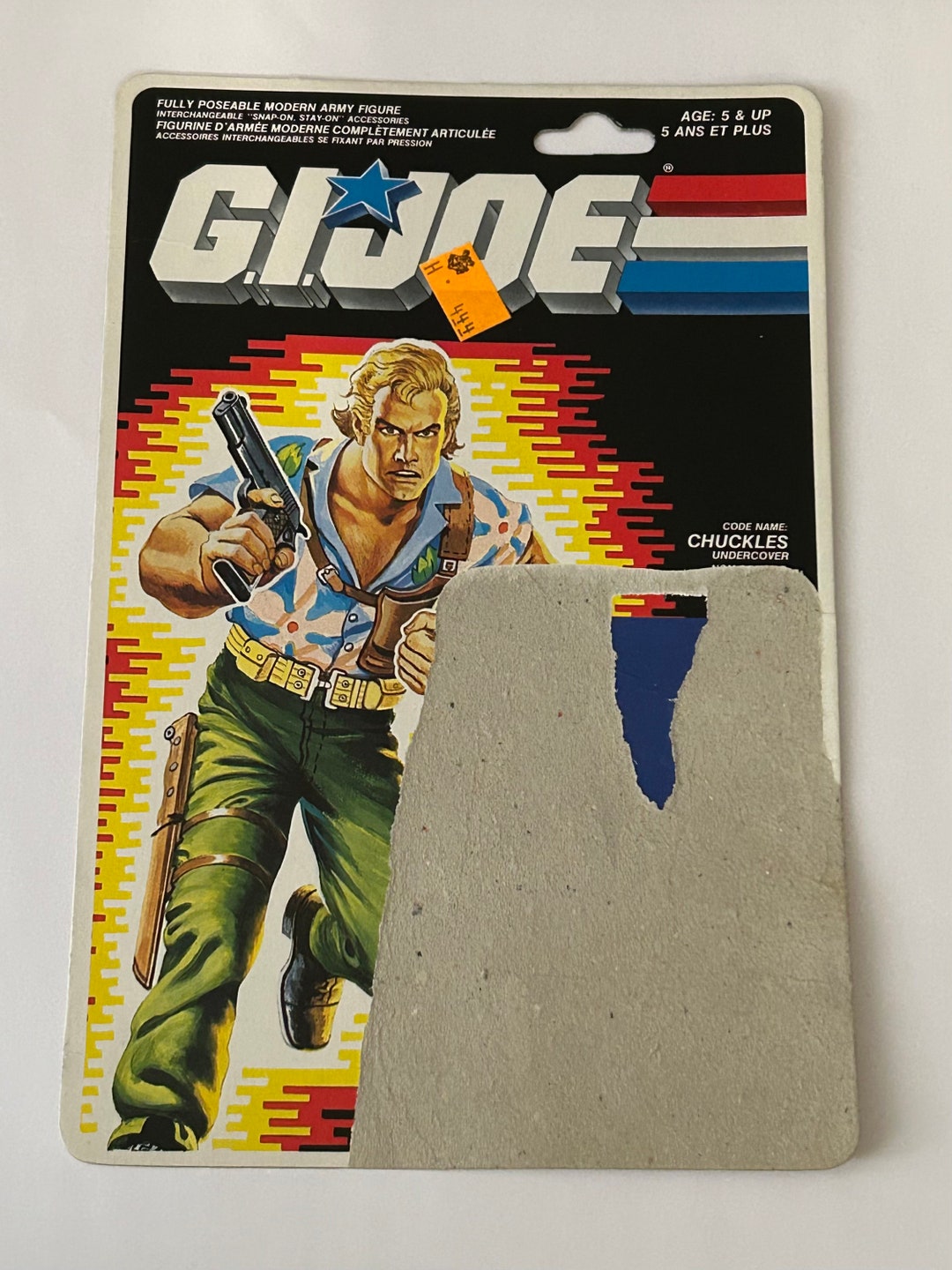Chuckles Cardback Canadian Issue GI Joe Command Files 1980s GI Joe ...