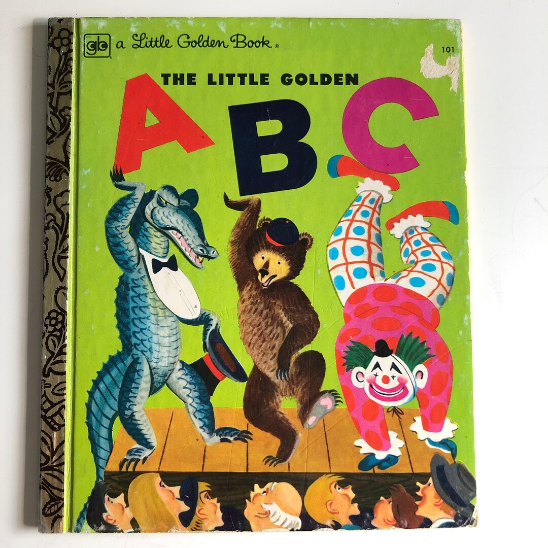 A Little Golden Book ABC, Vintage Golden Books, Vintage Little Golden ...