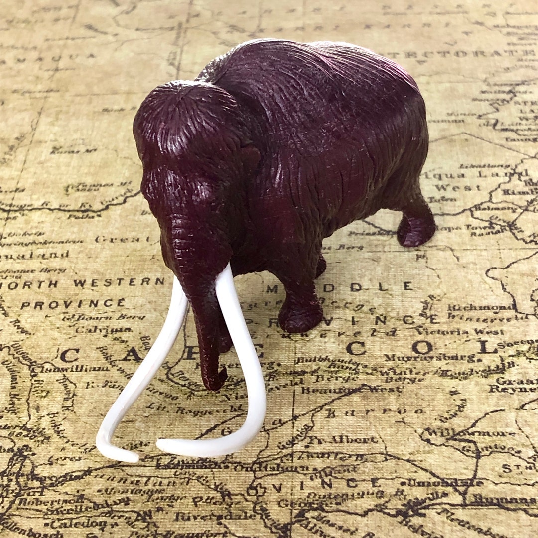 Wooly Mammoth Figure British Museum of Natural History 1975 Miniature ...
