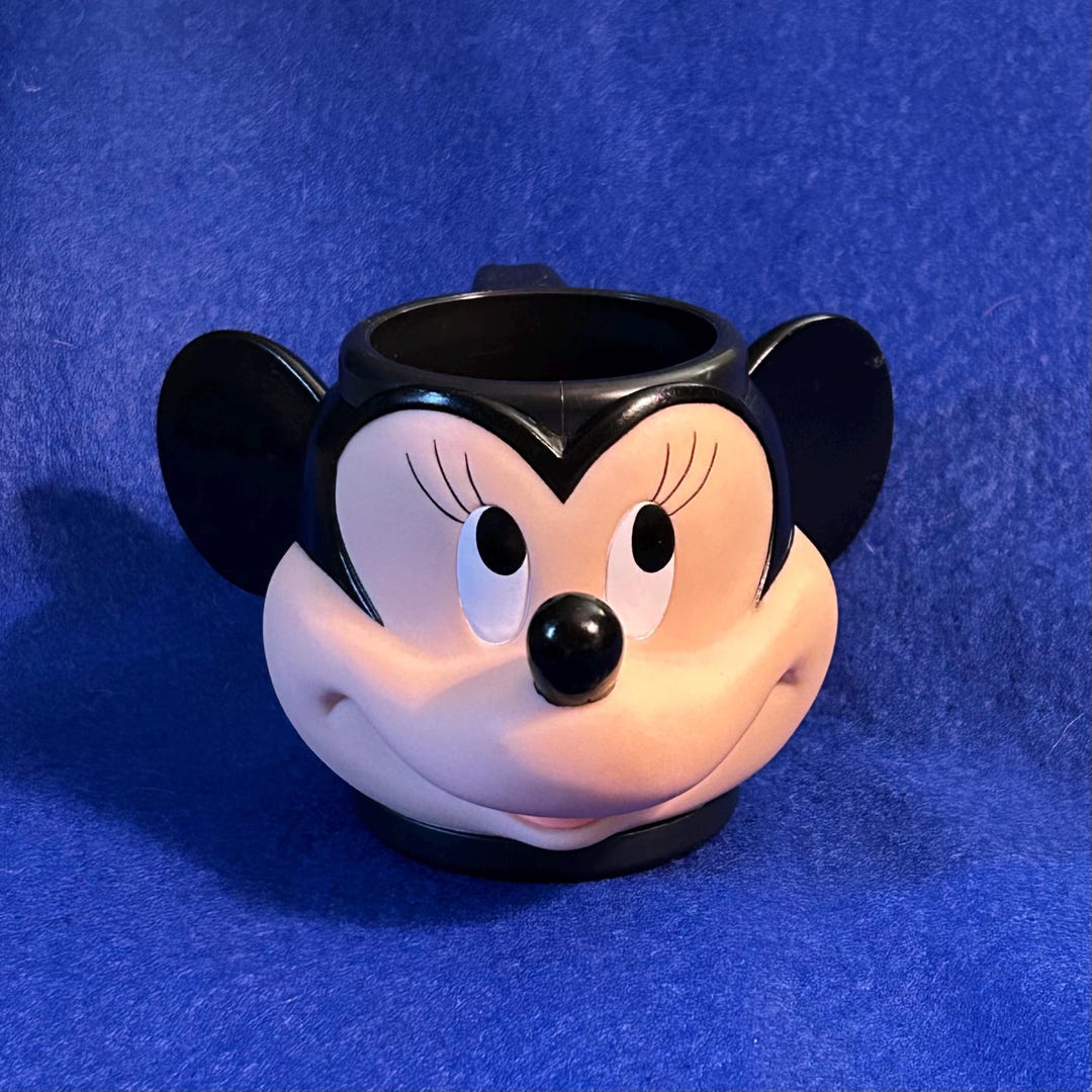 Minnie Mouse Mug, 3D Minnie Mouse Head, Vintage Minnie Mouse Applause ...
