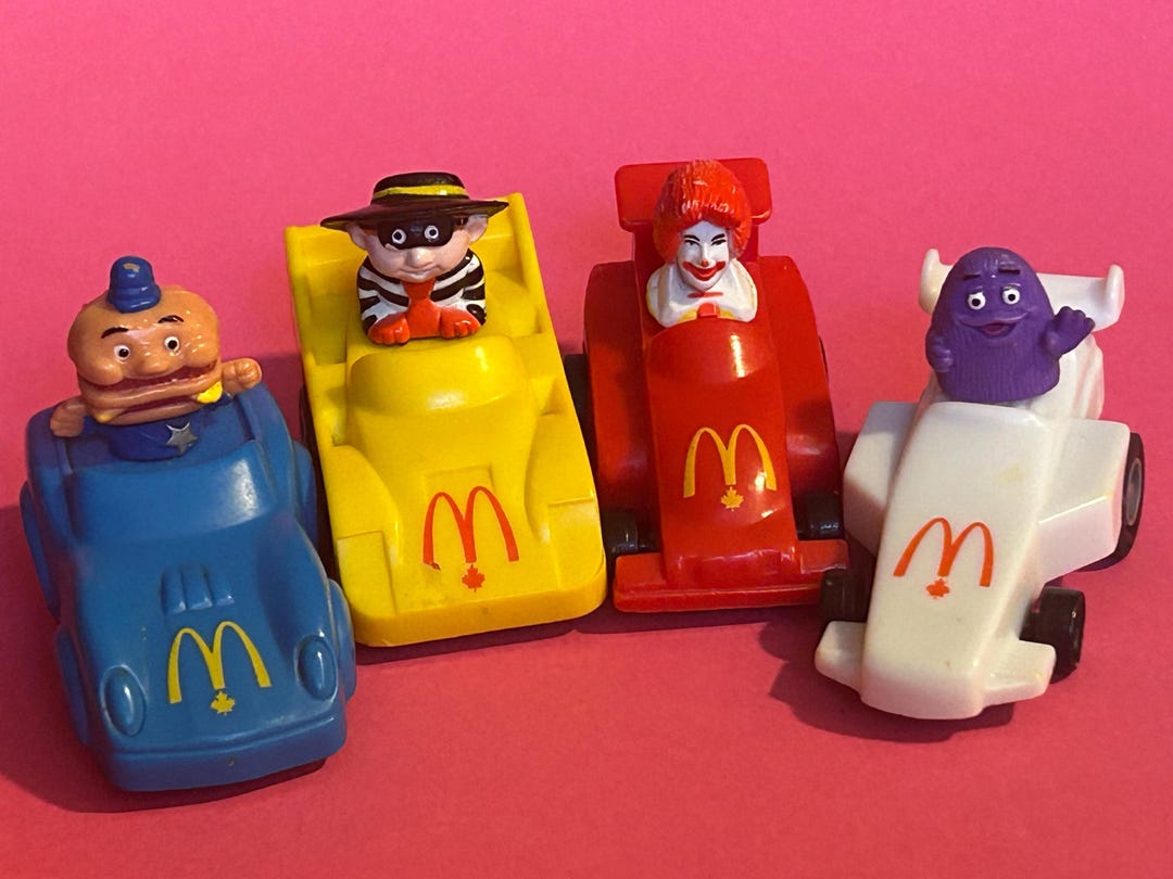 1988 Mcdonald's Happy Meal Toys Turbo Macs Complete Set 1980's Toys ...