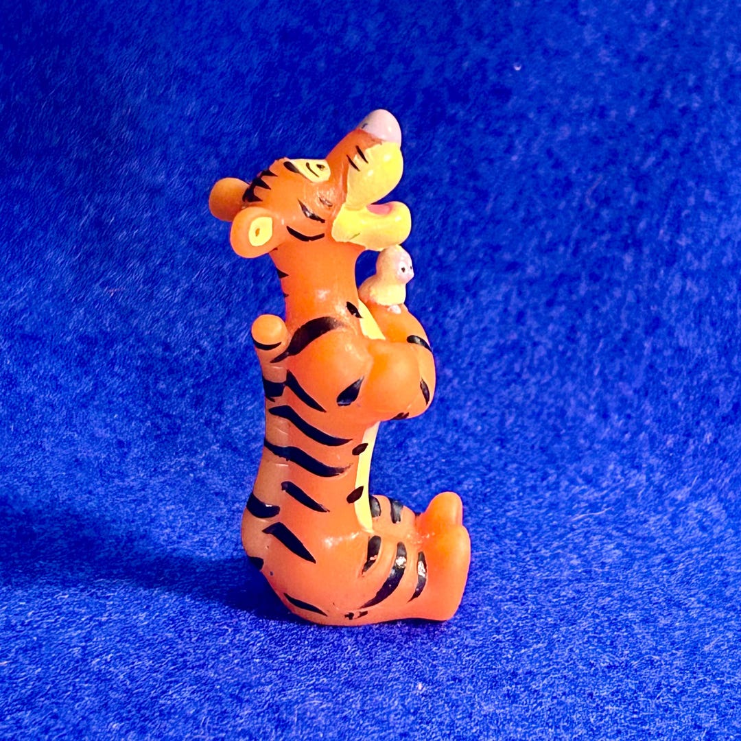 Winnie-the-pooh and Friends, Tigger Cake Topper, Seated Tiger With a ...