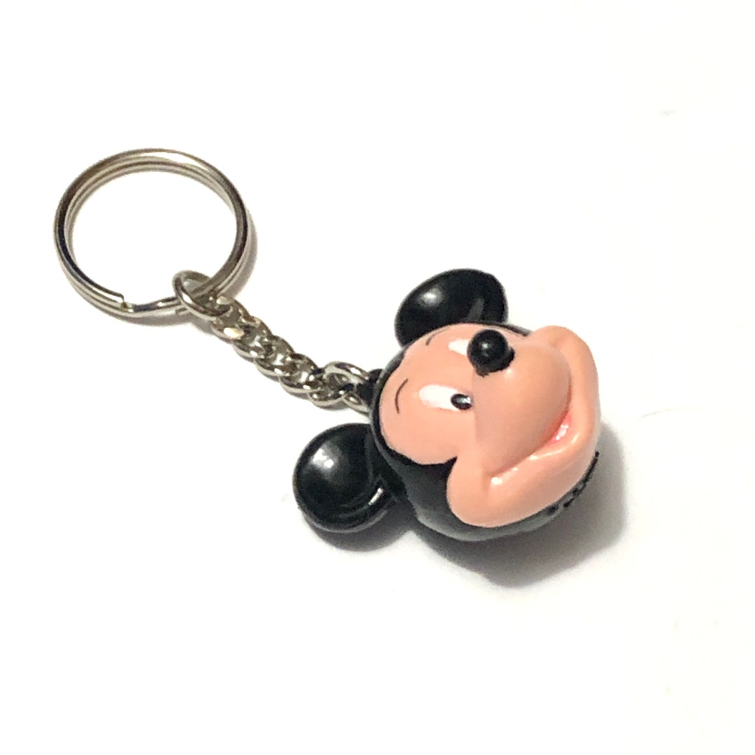 DISNEY PVC Keychain Mickey Mouse Walt Disney Collectibles 3D Mickey ...
