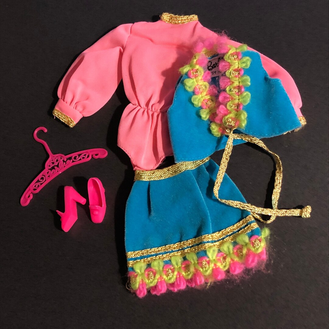 Vintage Mattel Barbie Fashion Gypsy Spirit 1970 Vintage Barbie Fashions ...