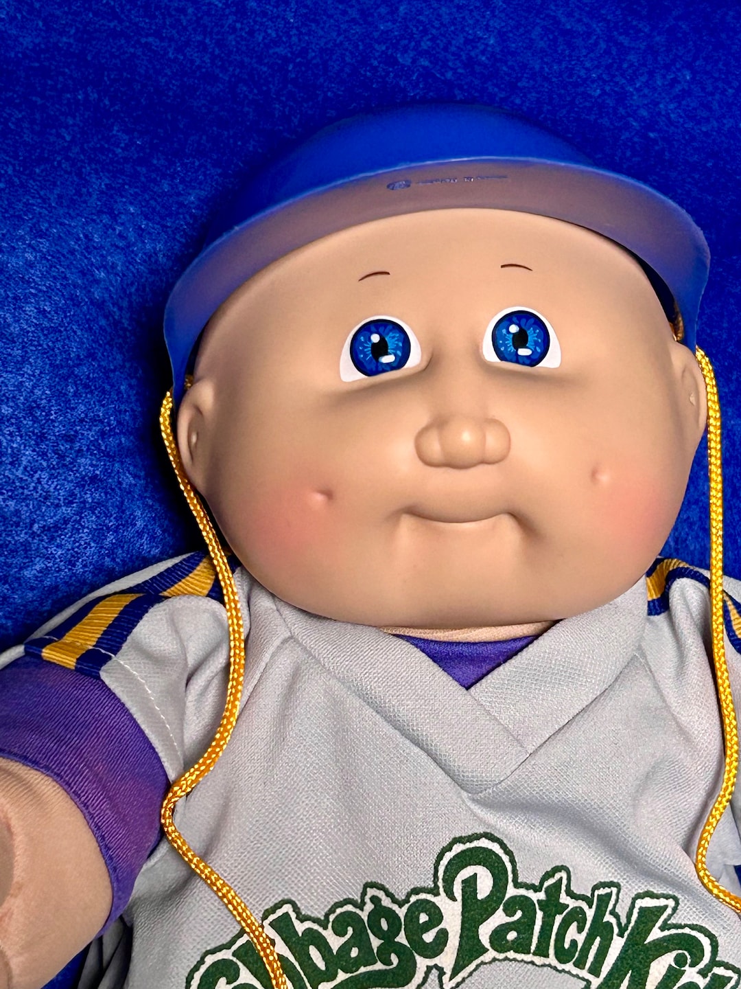 1984 Cabbage Patch Kids Doll Baseball Player 1985 CPK Dolls Bald Boy ...