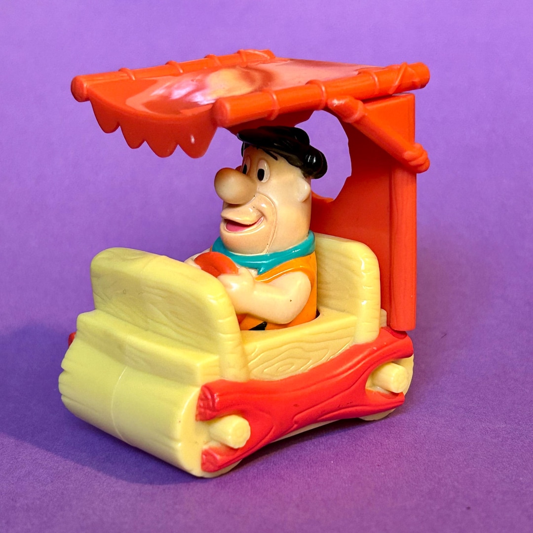 The Flintstones Fred Flintstones Plastic Toy Subway Kids Pak Toy 1998 ...