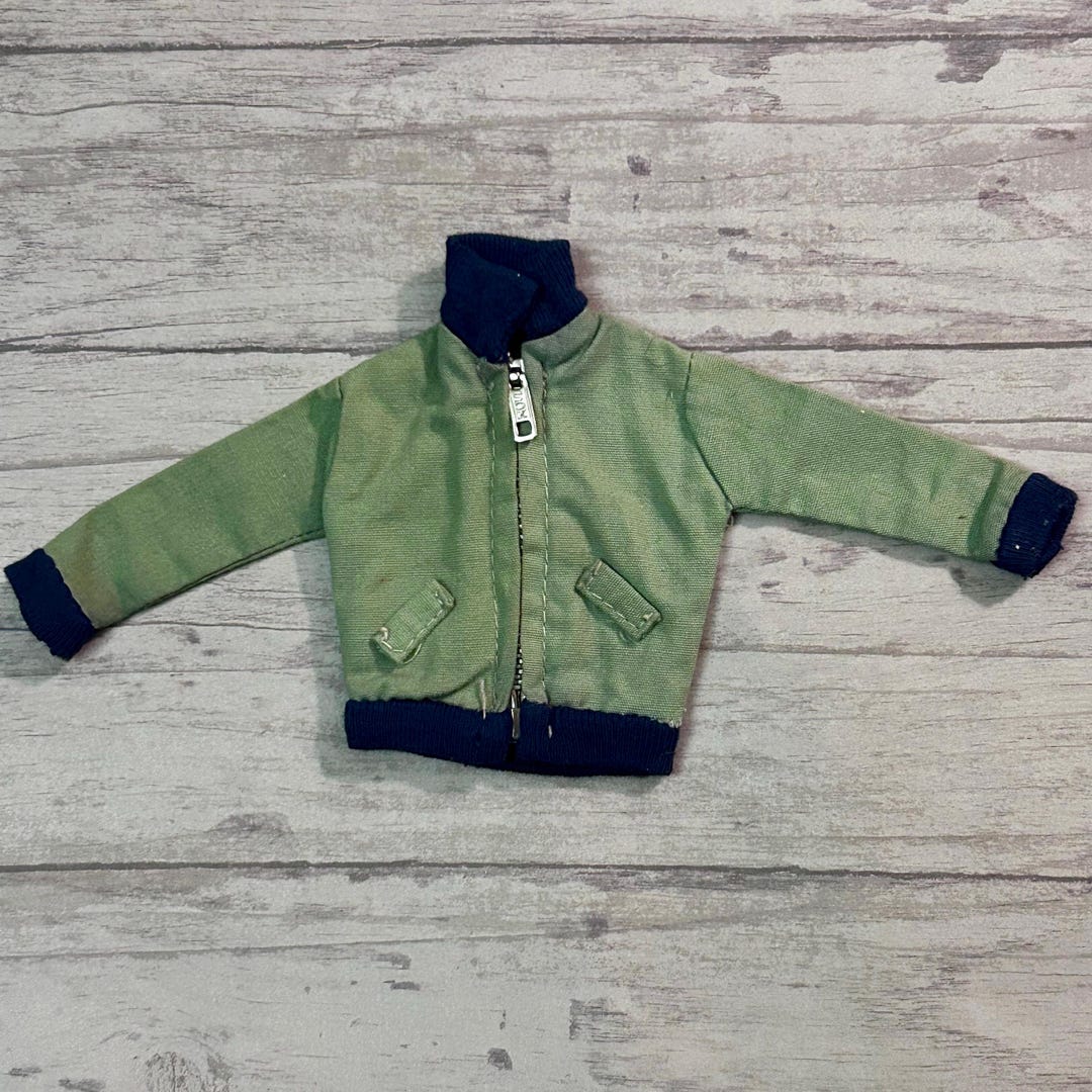 1960s Ken Doll Clothes: Green Clone Fashion Coat - Etsy
