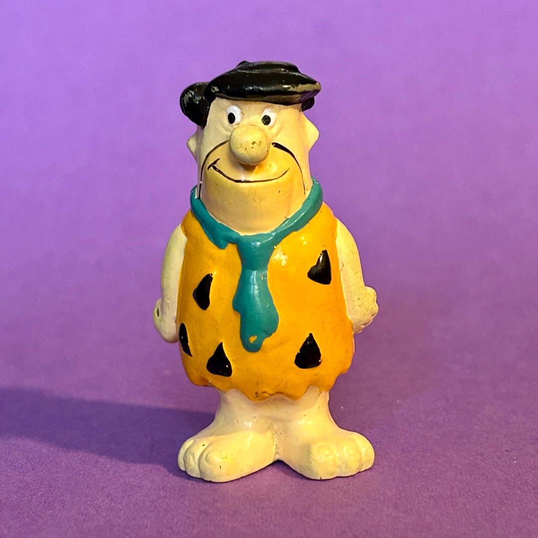 Vintage Fred Flintstone PVC Figure: 1980s Canada’s Wonderland Souvenir ...