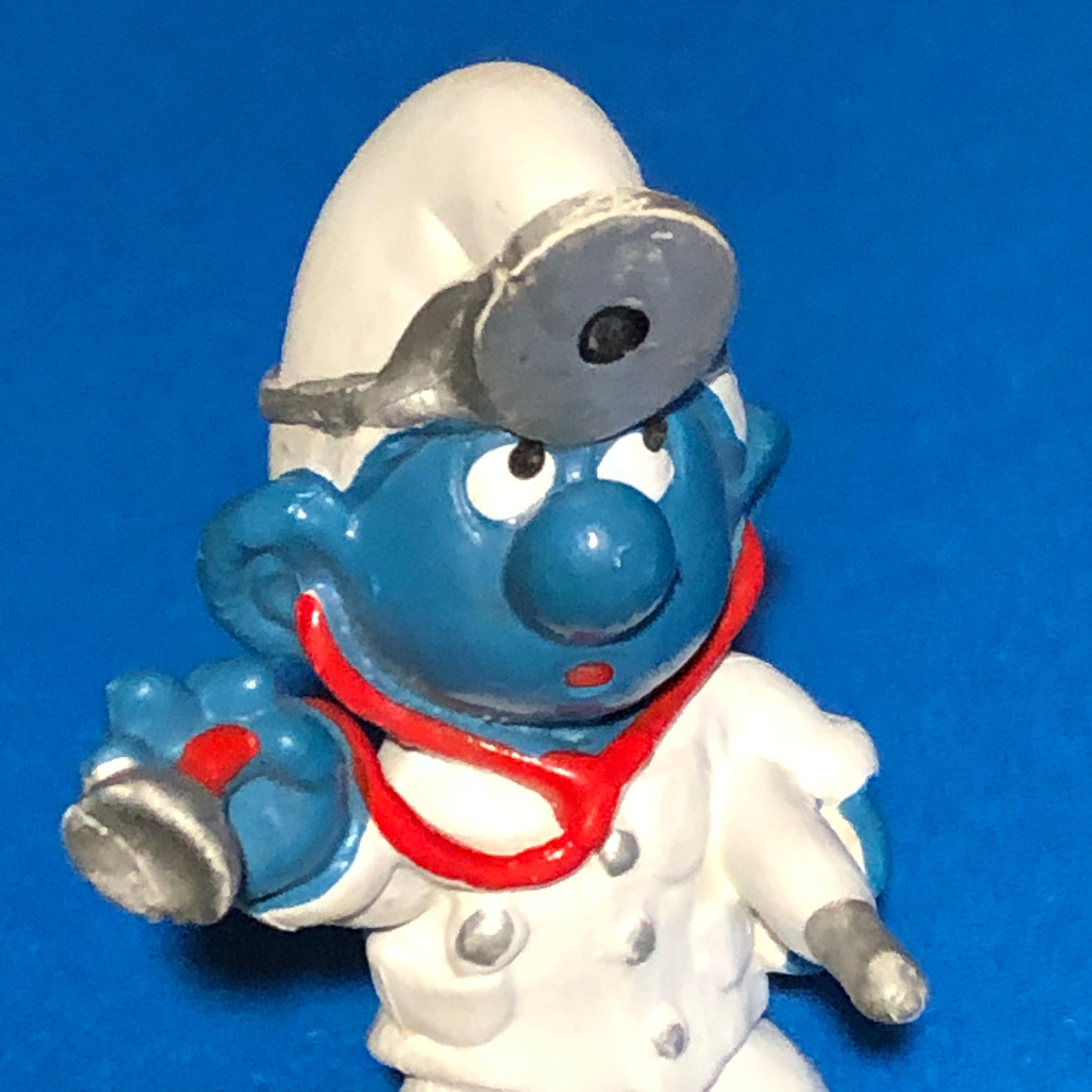 Doctor Smurf 2.0037 Smurfs Figure Blue Thermometer Markings | Etsy
