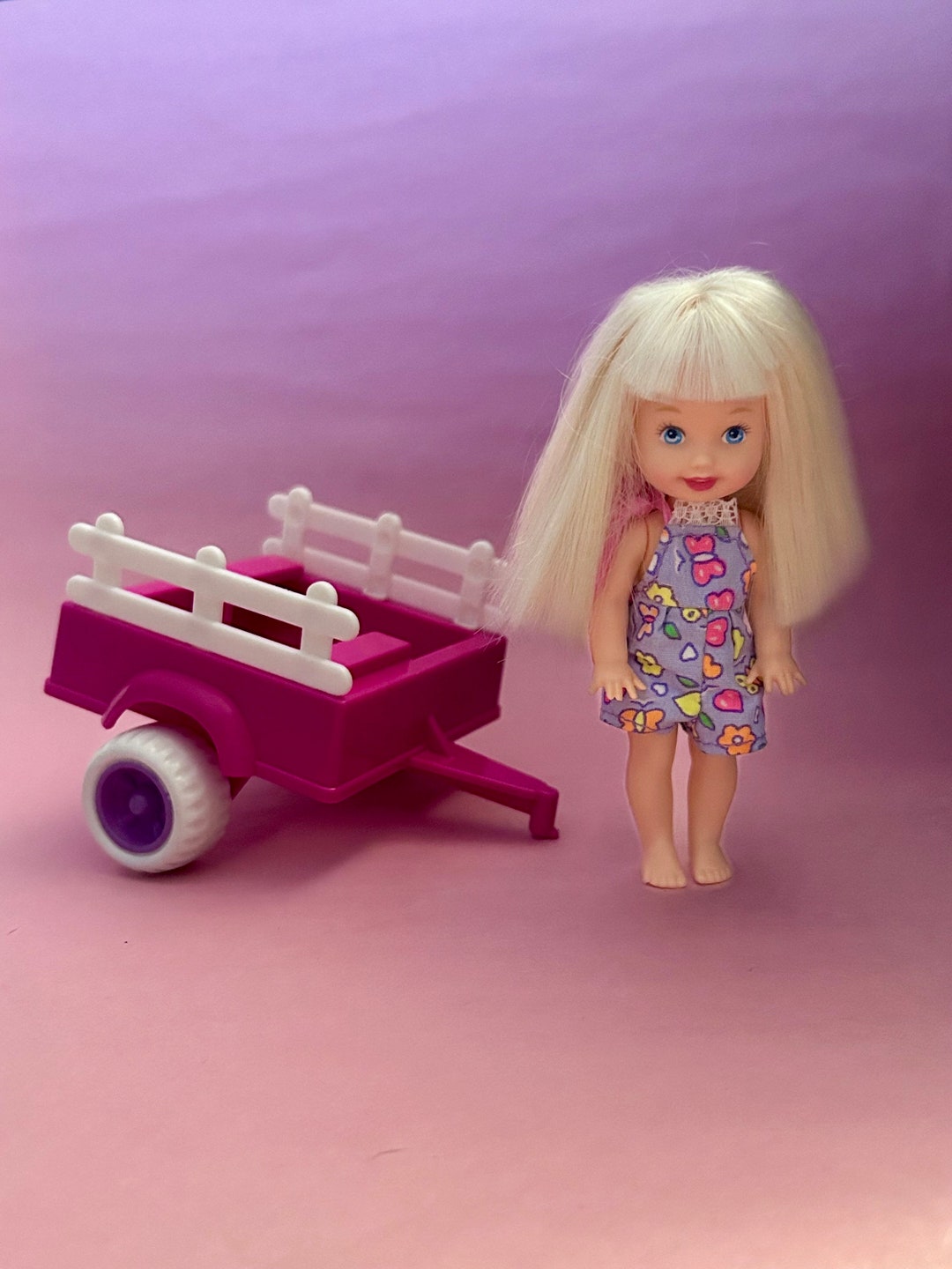 Kelly Power Wheels Replacement Trailer, Kelly Doll 1997 Kelly Playset ...