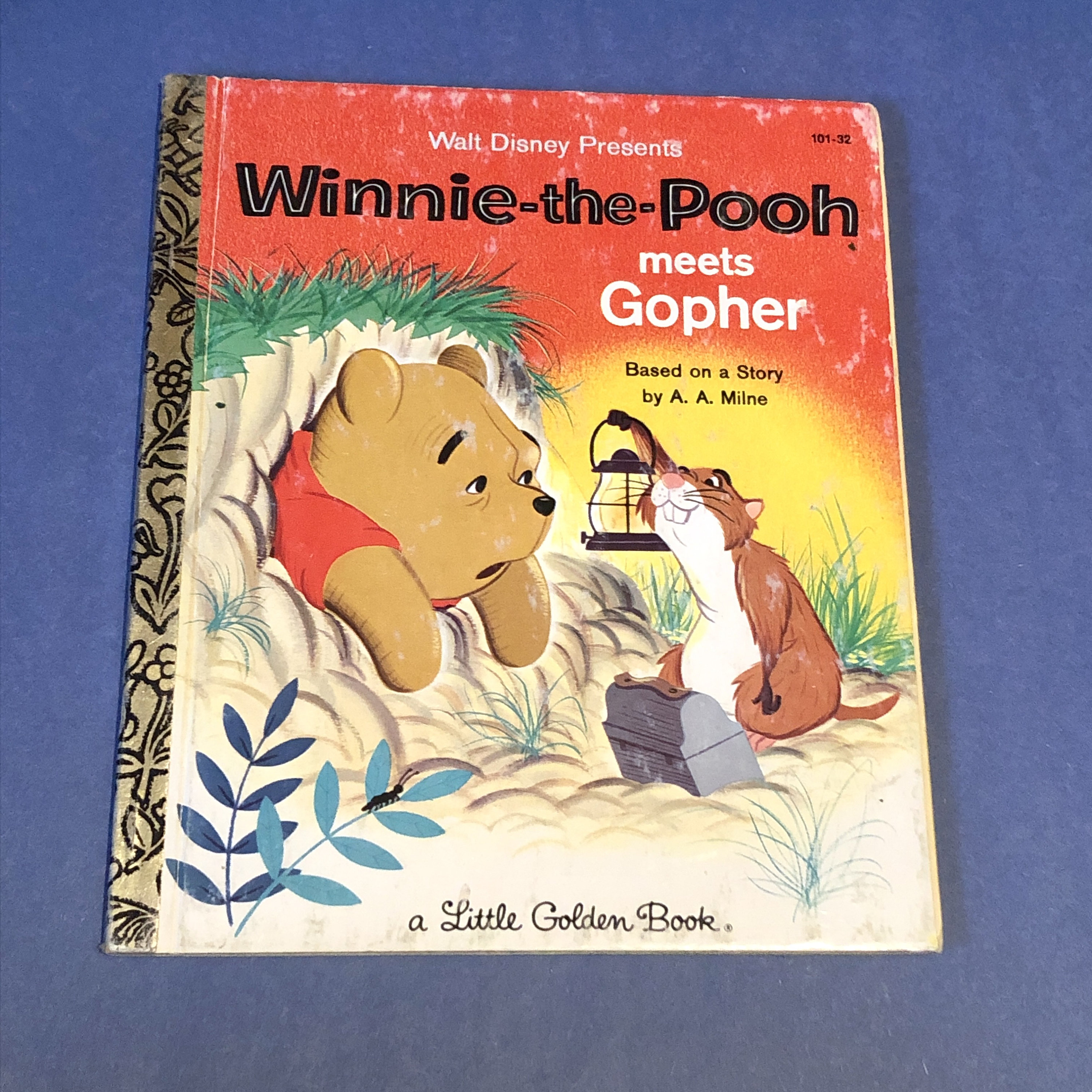 Walt Disney Presents Winnie-the-pooh Meets Gopher a Little - Etsy