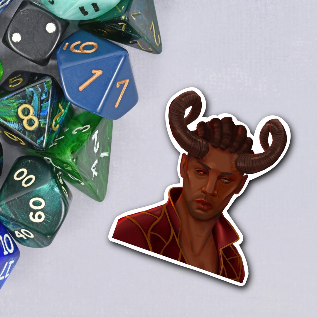 Wyll Ravengard Sticker, Baldur's Gate 3 Decal, Kiss-cut Vinyl, D&D Fan ...